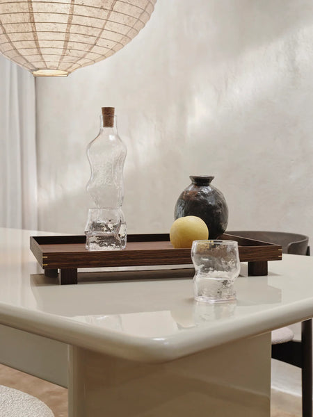 Ferm Living Dimple Glass Set — Clear | Nannie Inez