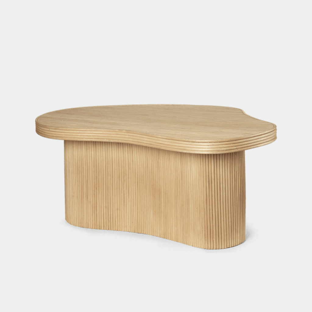 Isola Coffee Table — Handcrafted Rattan | Ferm Living | Nannie Inez